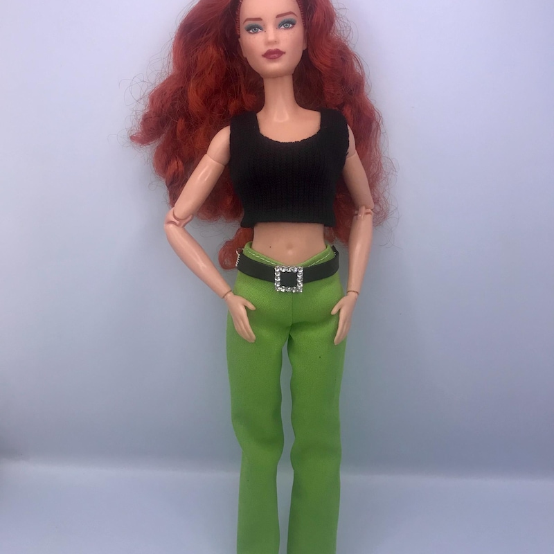 Green Barbie Doll Belt - Etsy UK