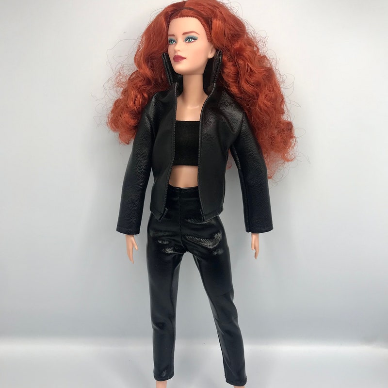 Barbie Leather Jacket - Etsy