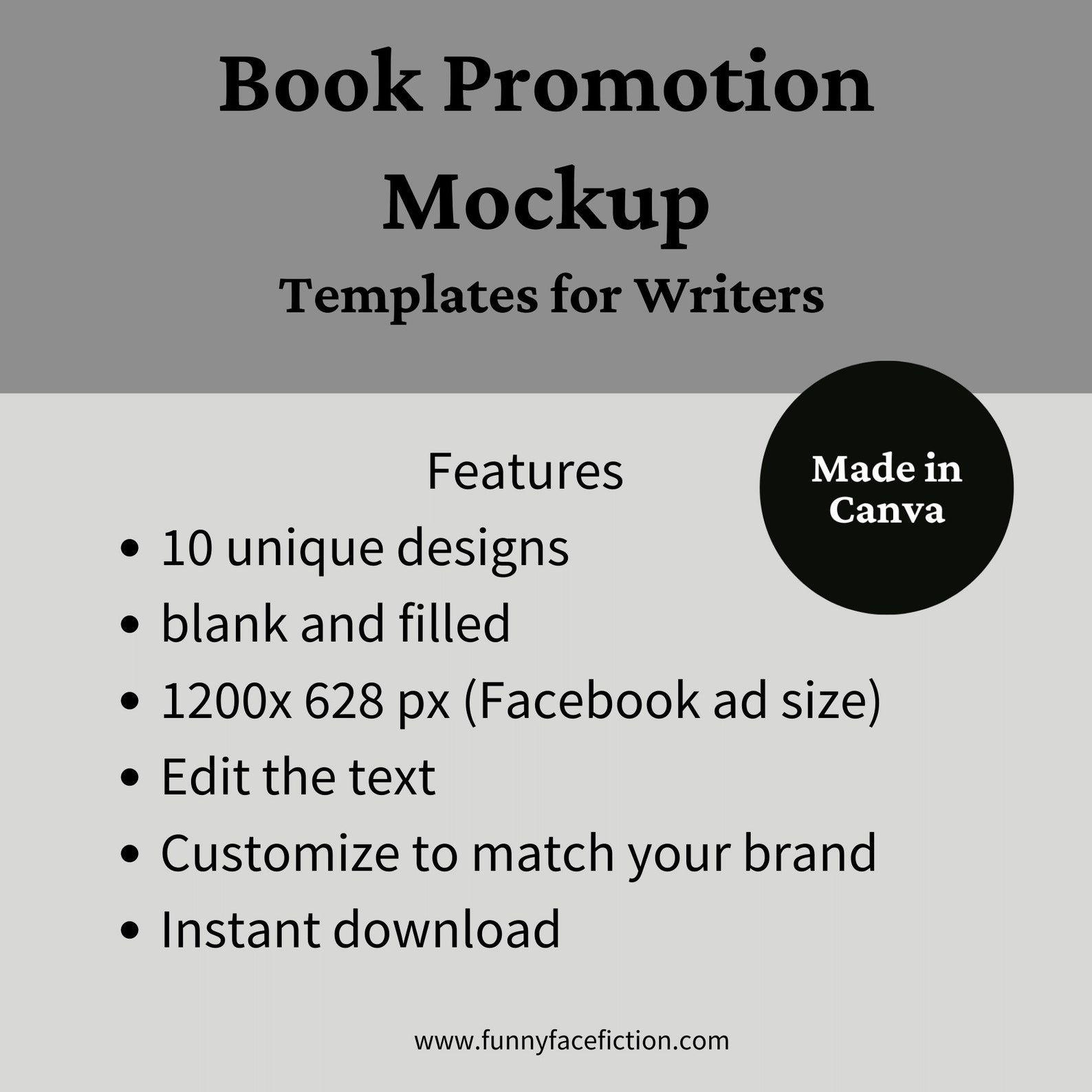 Canva Book Promotion Templates for Writers, Book Promotion Template for ...