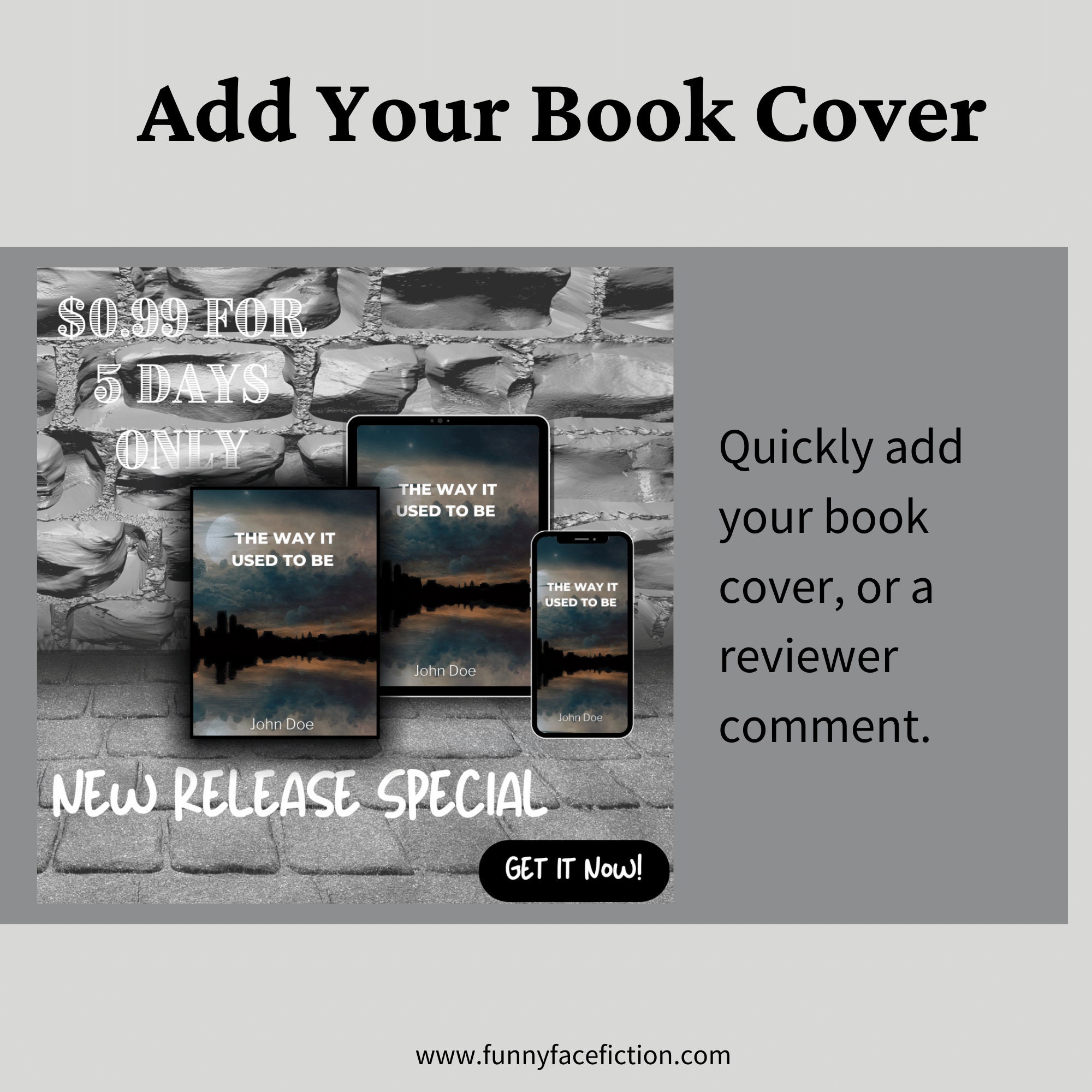 Canva Book Promotion Templates for Writers, Mockup for Book Promotion ...