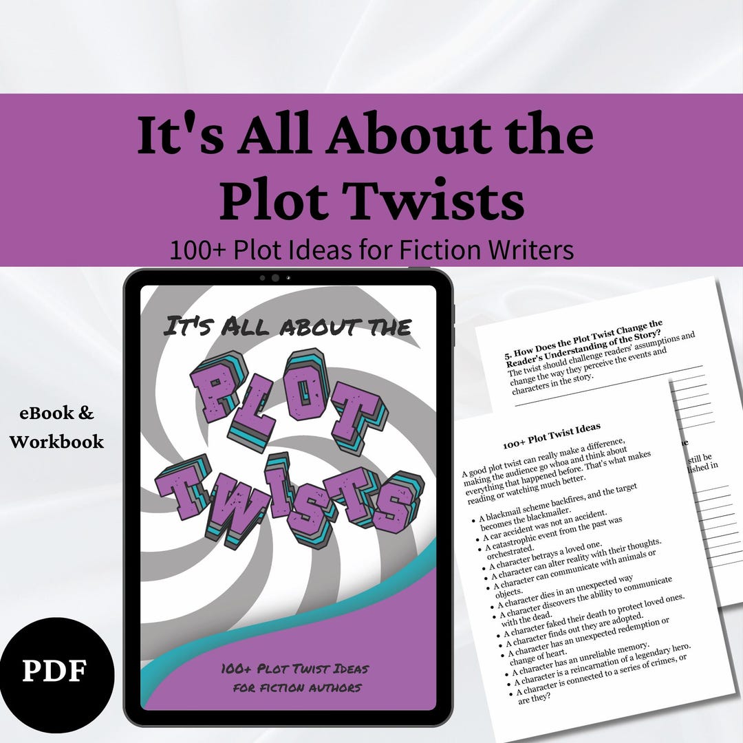 Plot Twist Ideas Ebook & Workbook: 100+twists for Writers (digital ...