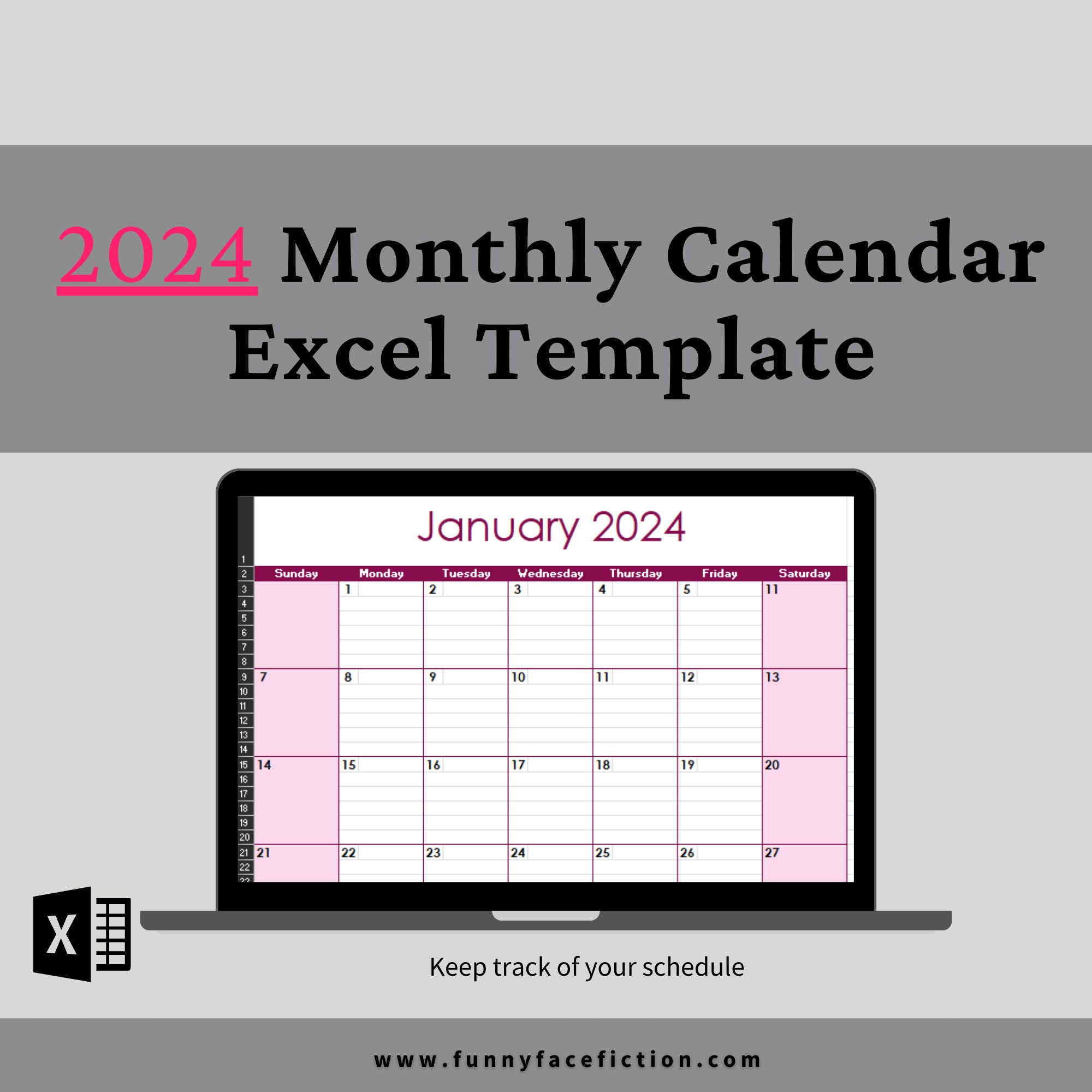 Excel Blank Calendar Template