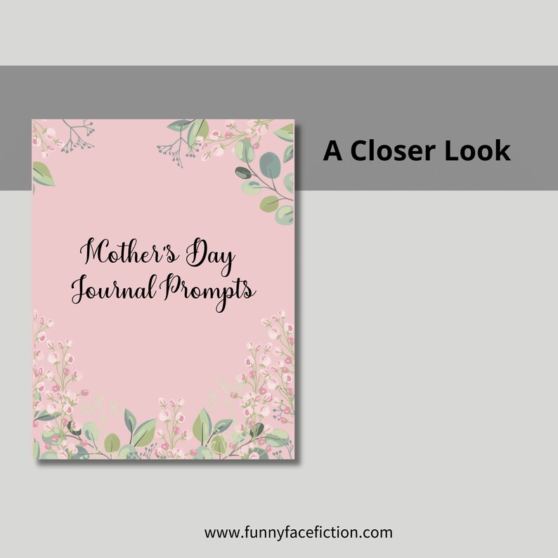 Journal Prompts for Mothers Day, Motherhood Prompts, Mother's Day ...