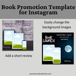 Canva Book Promotion Templates for Writers, Mockup for Book Promotion ...