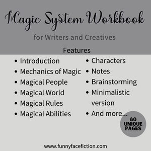 Magic Workbook for Writers, Magic System Workbook for Writers and ...