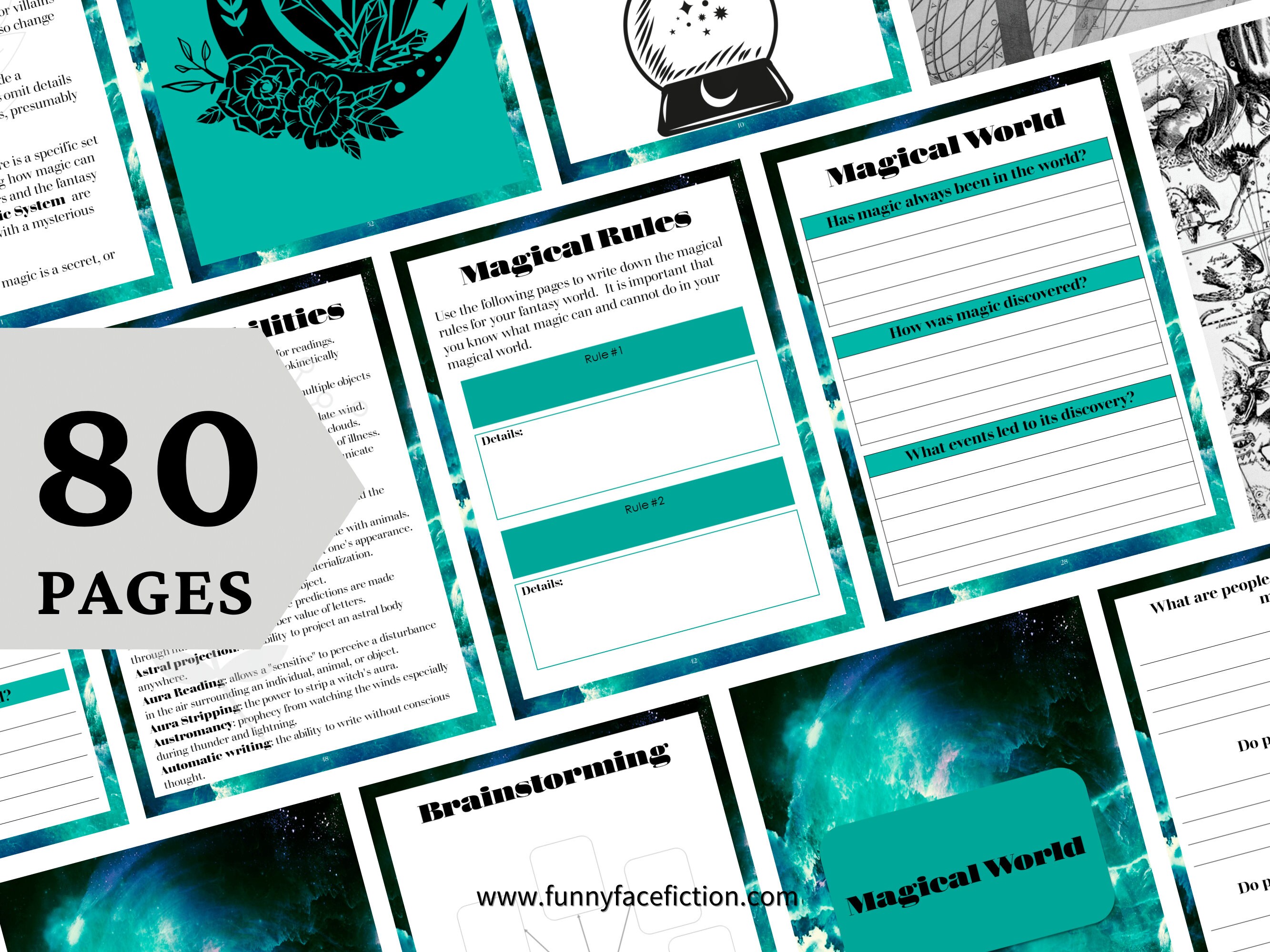 Magic Workbook for Writers Magic System Workbook for Writers - Etsy Canada