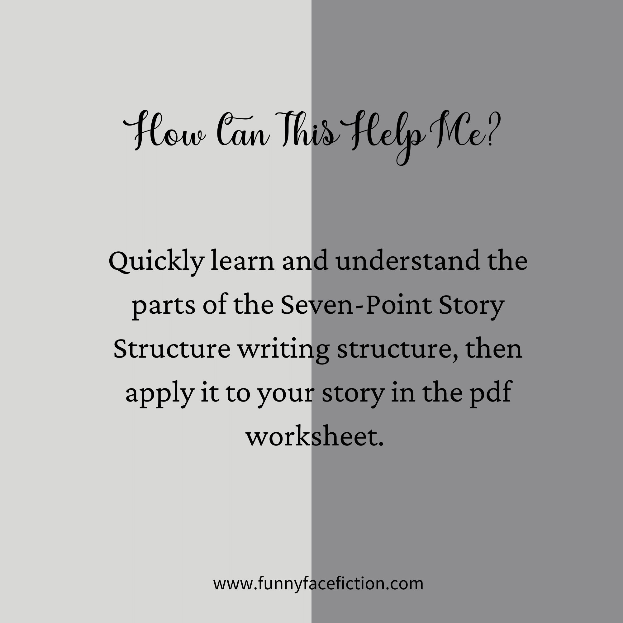 The Seven-point Story Structure Worksheet, Printable Writing Worksheet ...
