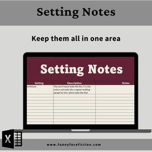 Excel Plot Outline Spreadsheet for Writers, Spreadsheet for Writers ...