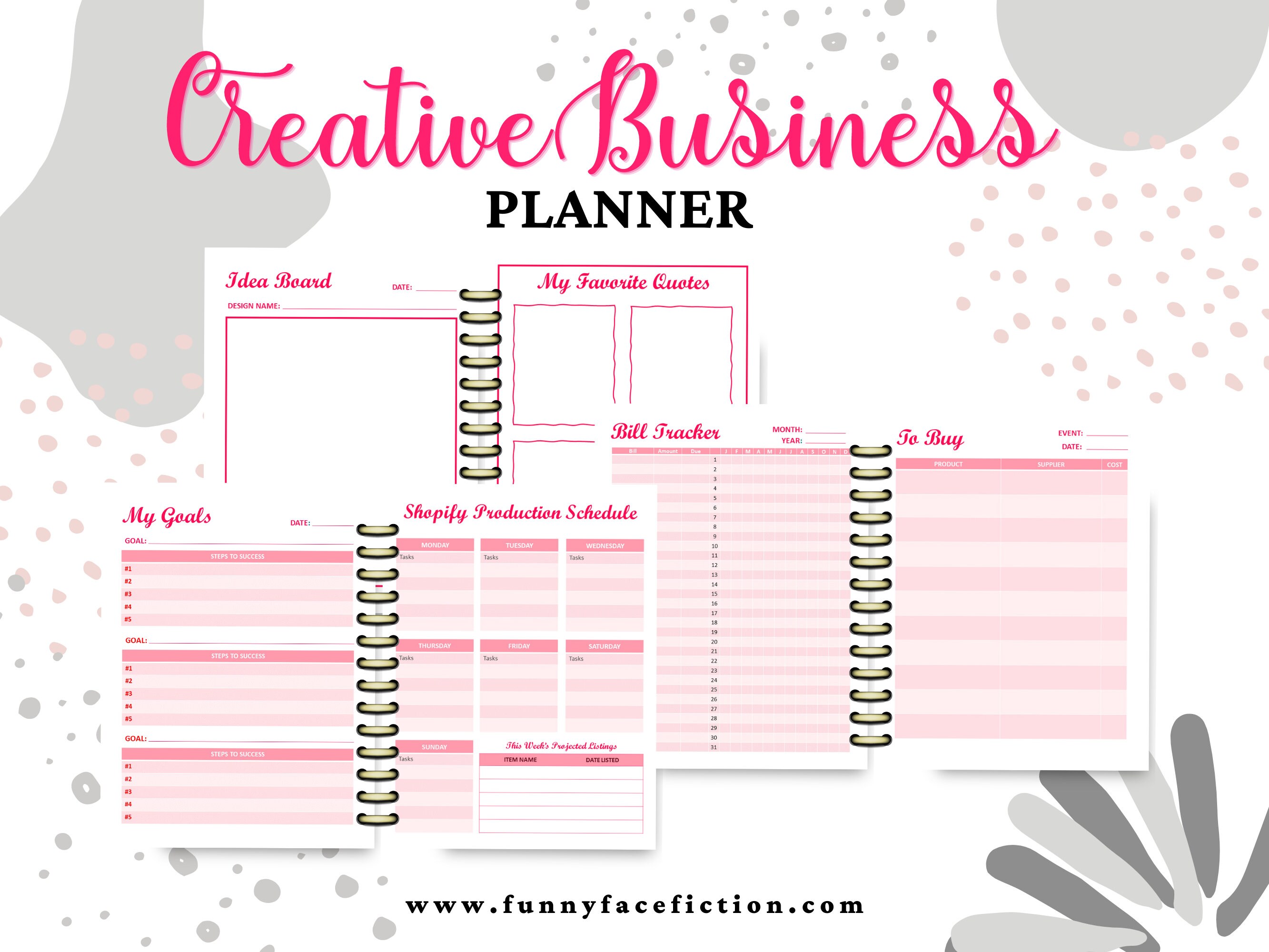 Printable Business Planner Creative Business Planner Small | Etsy