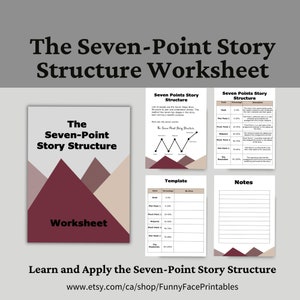 The Seven-point Story Structure Worksheet, Printable Writing Worksheet ...