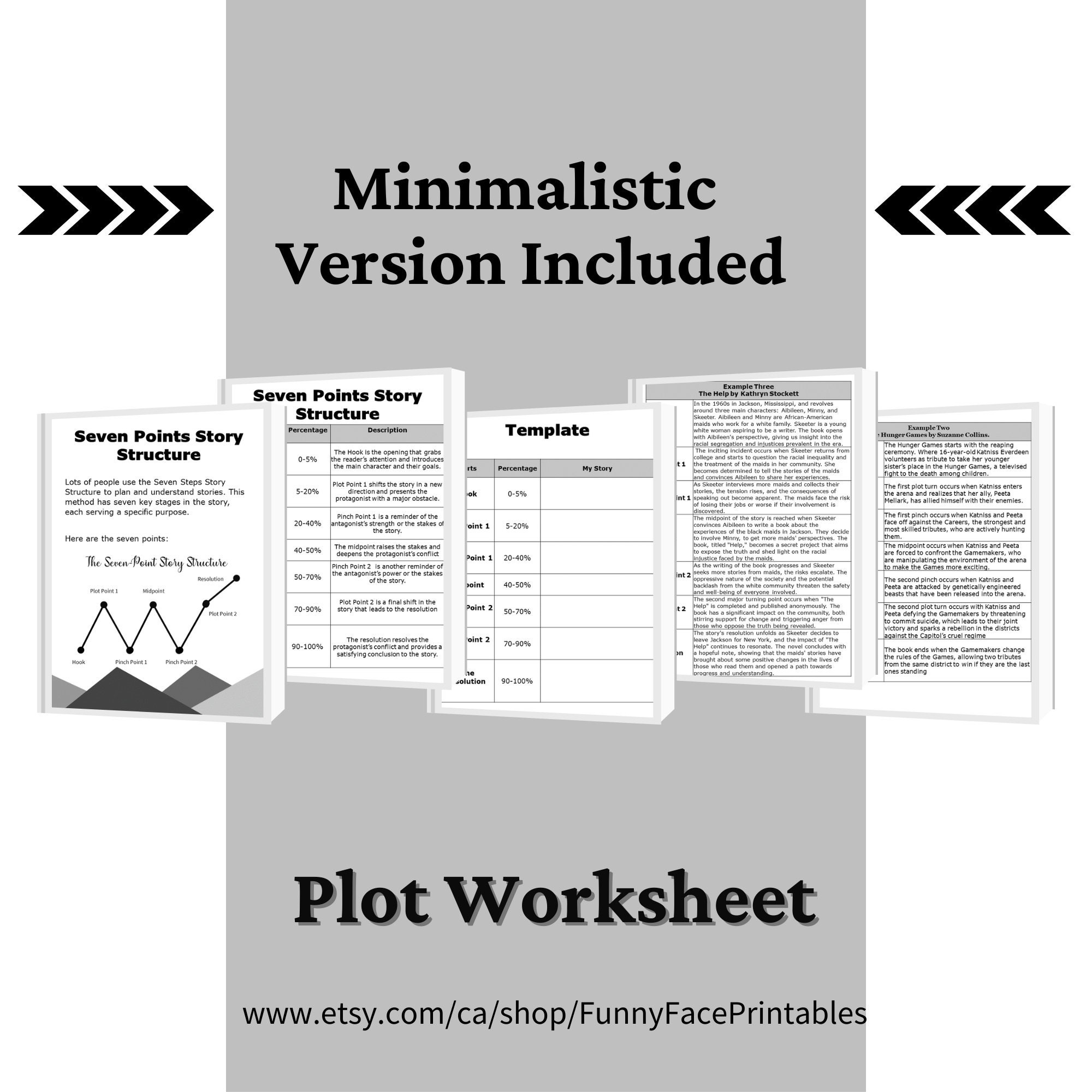 The Seven point Story Structure Worksheet Printable Writing Etsy Canada the-seven-point-story-structure-worksheet-printable-writing-etsy-canada