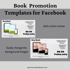 Canva Book Promotion Templates for Writers, Book Promotion Template for ...