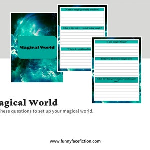 Magic Workbook for Writers Magic System Workbook for Writers - Etsy Canada