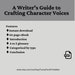 Character Voice Writing Guide: A to Z Glossary (PDF) - Etsy