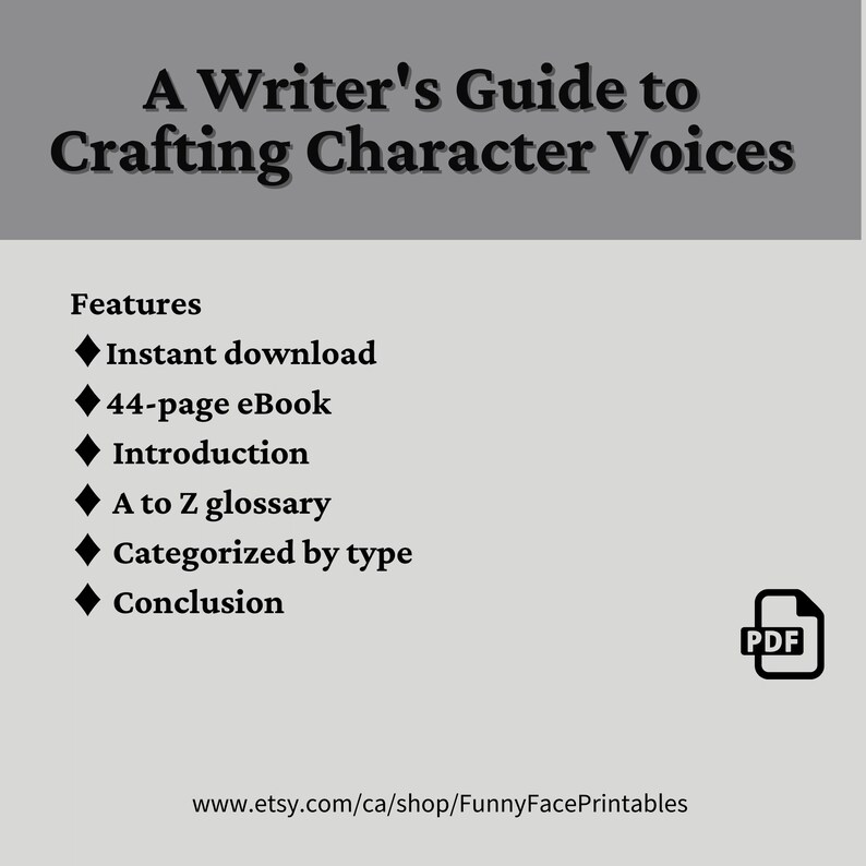 A Writer's Guide to Crafting Character Voices, Types of Character ...