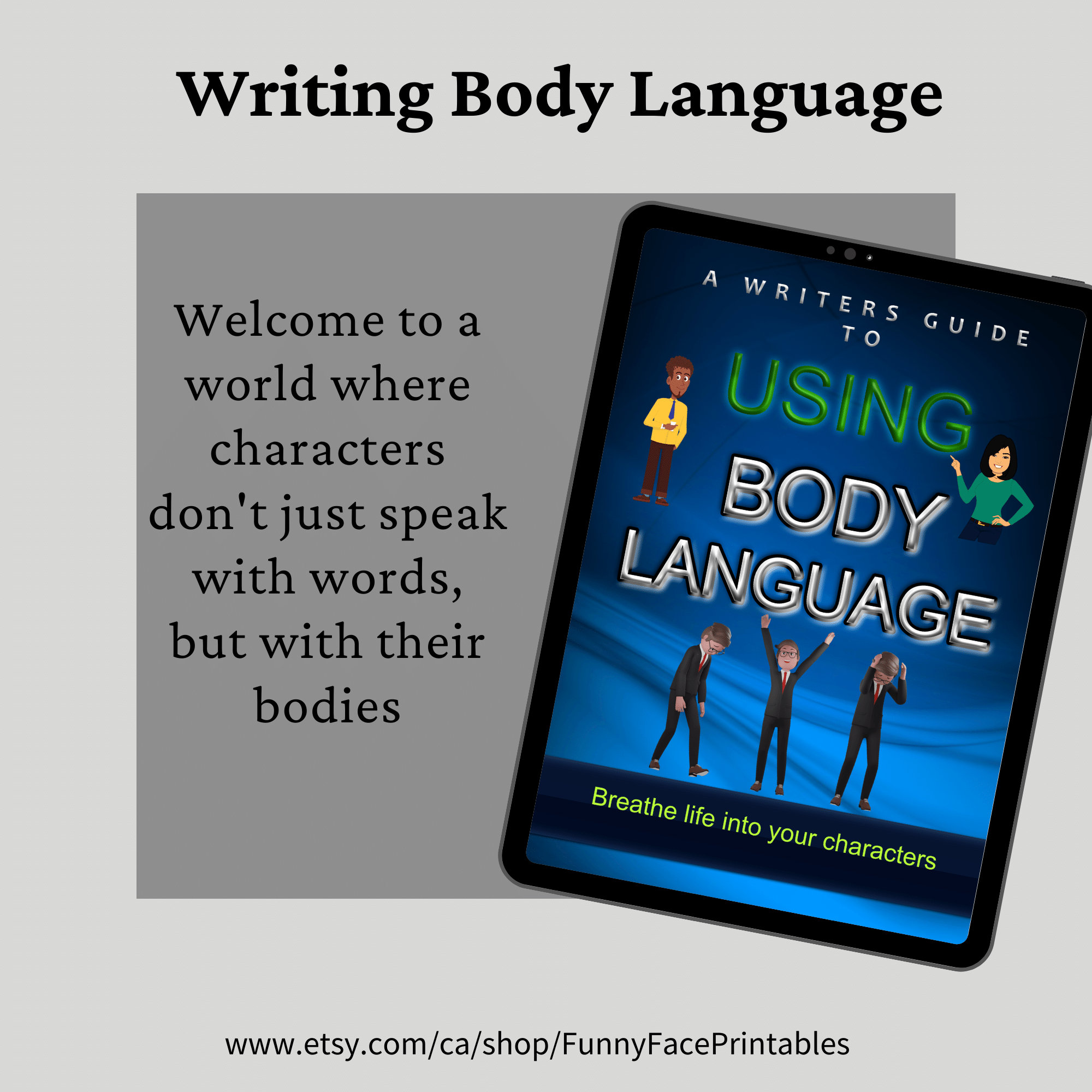 A Writers Guide to Body Language, Body Language Examples, Writing Body ...