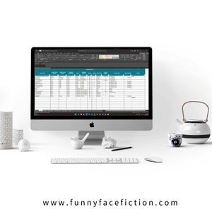 Excel Book Library Template Reading Log Tracker Excel - Etsy