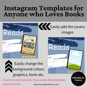 Currently Reading Instagram Post Templates for Writers and Readers ...