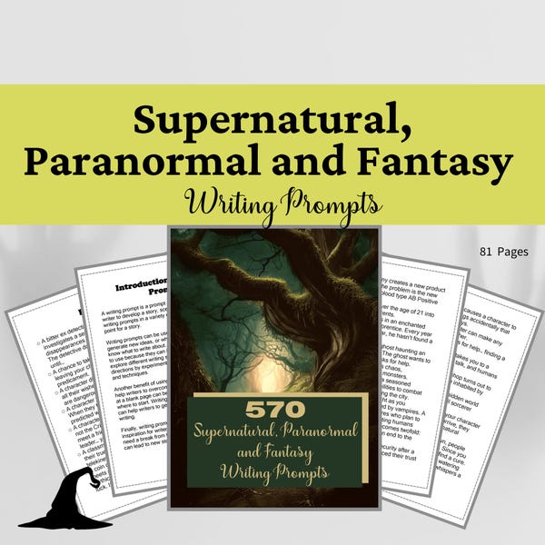 Short Writing Prompts - Etsy UK