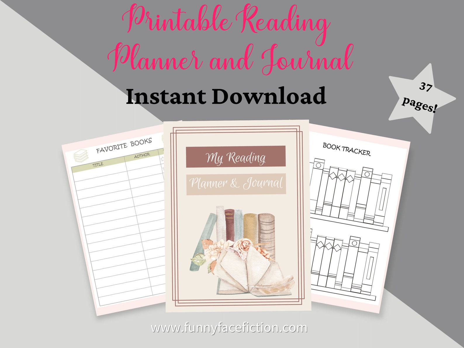 Printable Reading Planner Template Reading Journal Printable - Etsy Canada