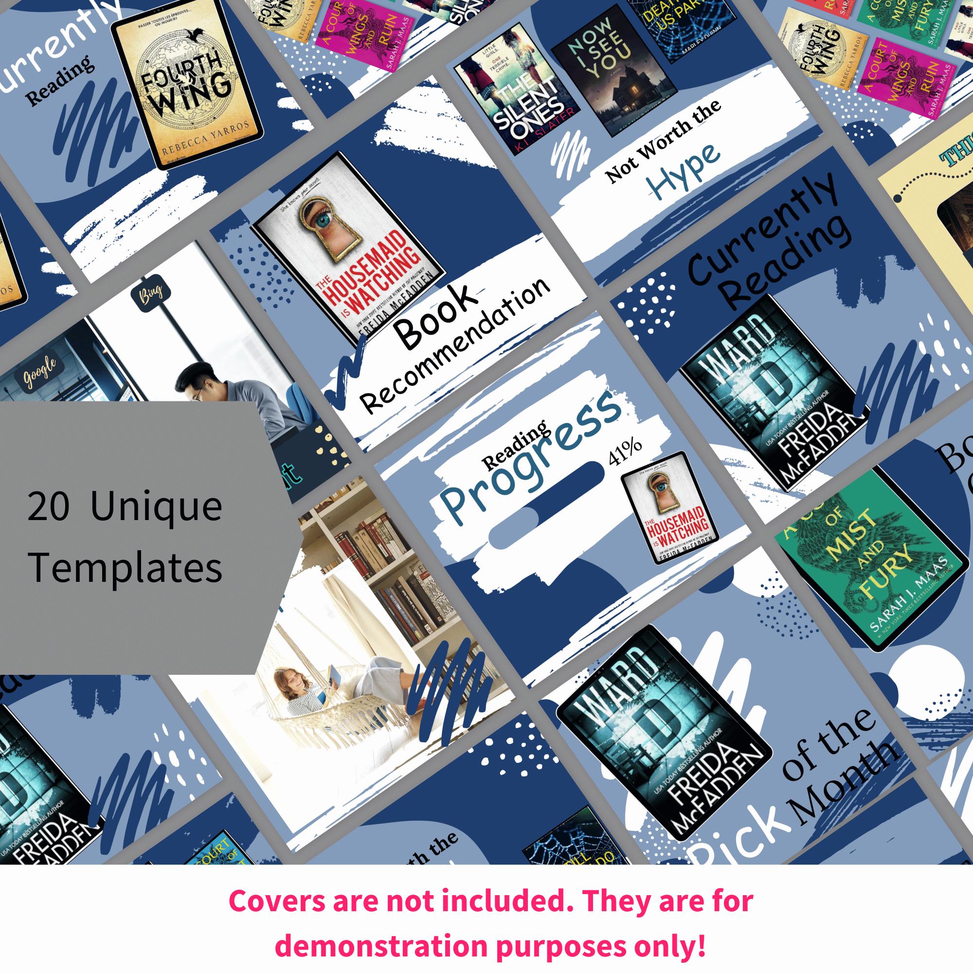 Currently Reading Instagram Post Templates for Writers and Readers ...