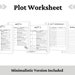 Printable Writing Worksheet Three Act Plot Structure - Etsy Canada