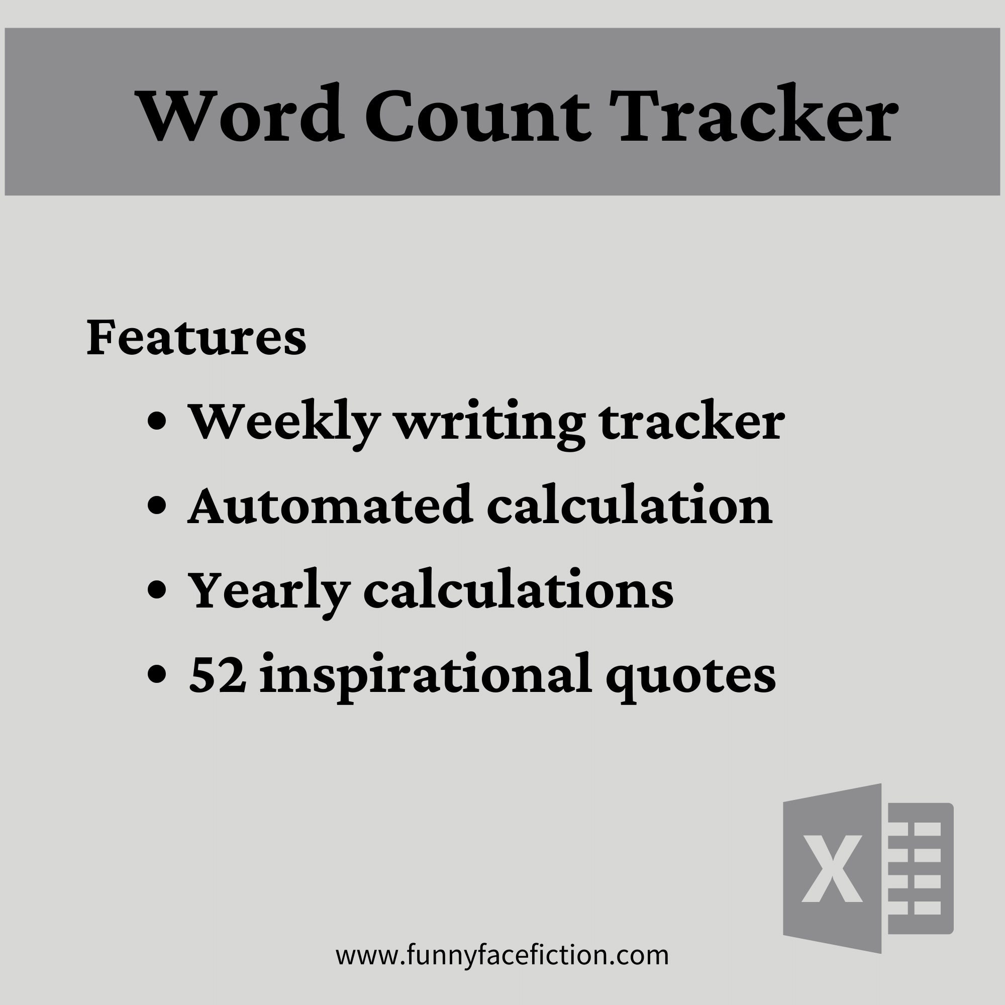 Excel Word Count Worksheet Yearly Word Tracker For Writers Novel