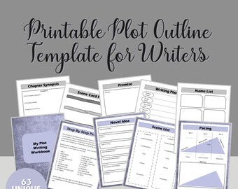 Story Plotting Template - Etsy