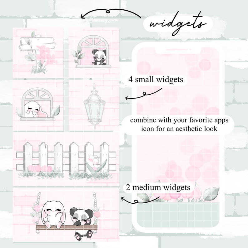 Cute Kawaii iPhone Wallpaper, Cute Kawaii App Icons, Phone Icon Pack ...