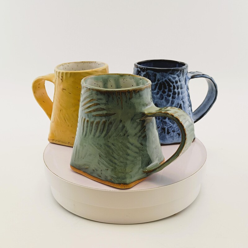 Square Mugs - Etsy