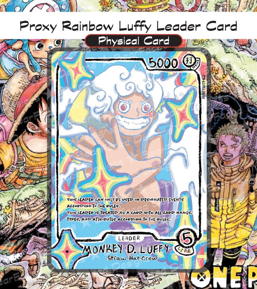 Proxy Rainbow Luffy Leader - Etsy
