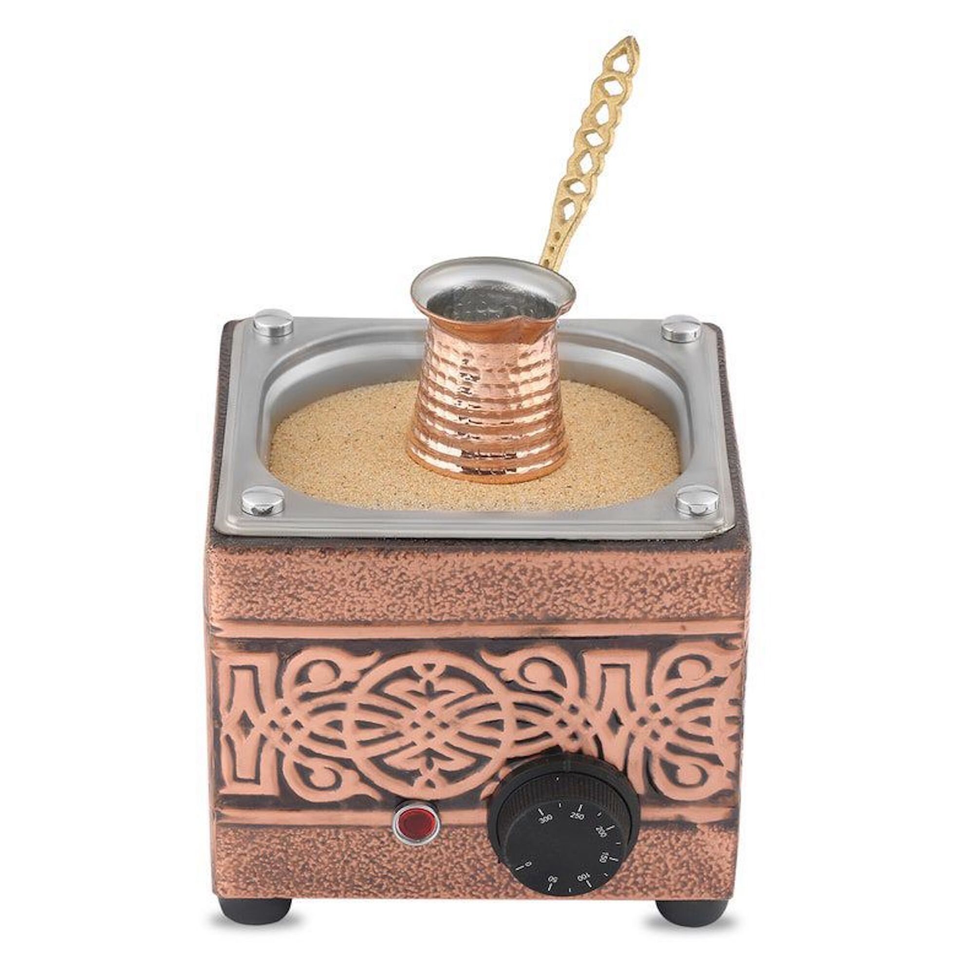 Copper Turkish Coffee Machine Cook in Hot Sand With Electricity & 1 Pot ...