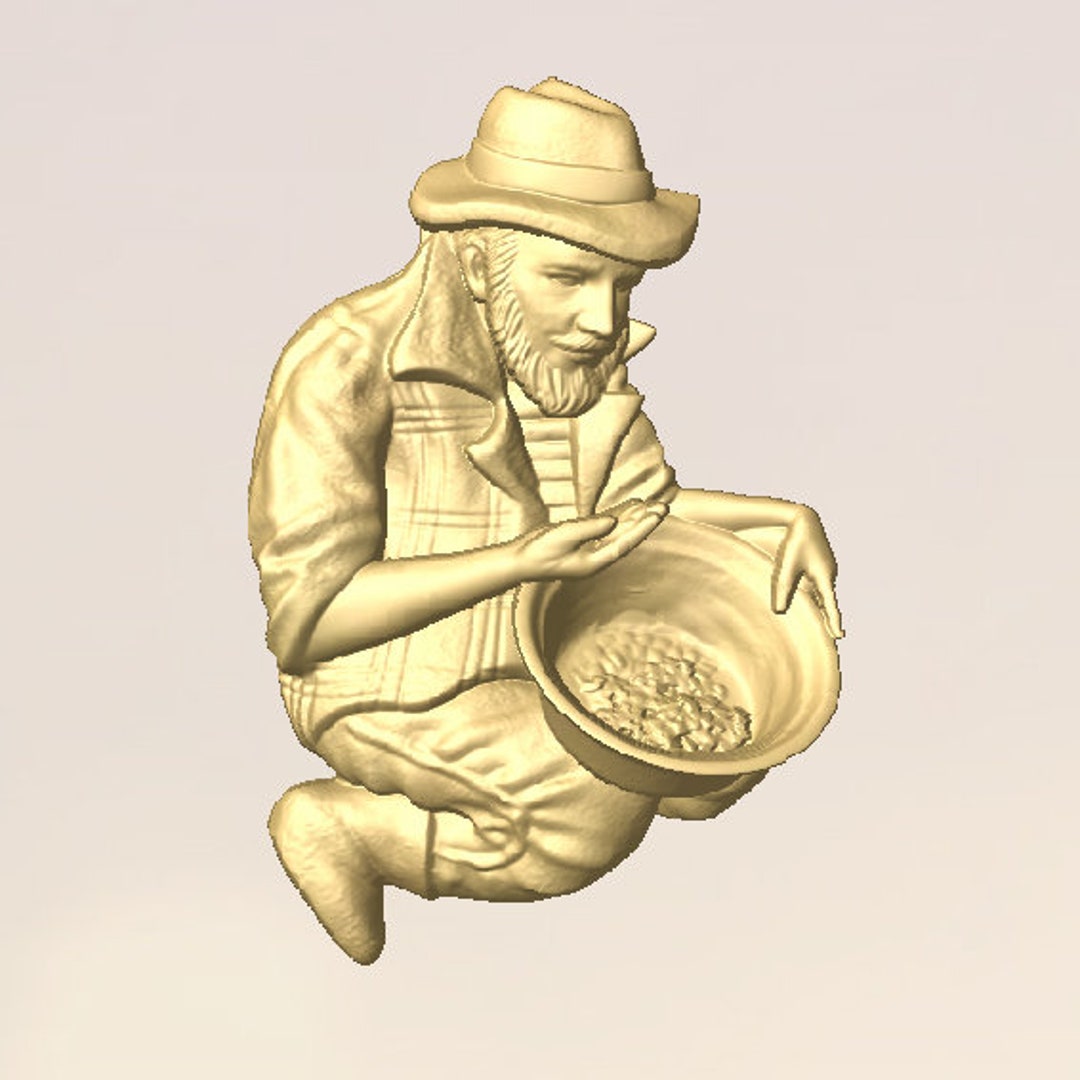 Gold Panner Stl - Etsy