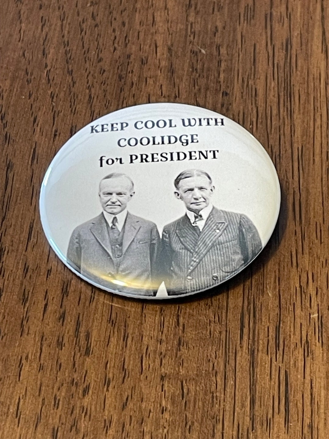 Keeping Cool With Coolidge for President - 2 1/4 Pinback Button - Etsy