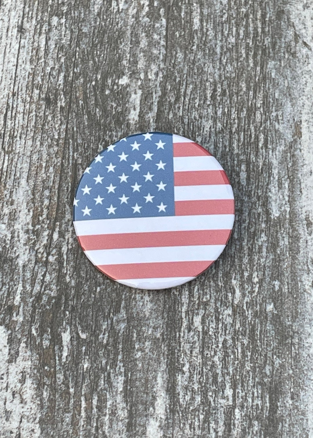 American Flag - 2 1/4 Pinback Button - Etsy