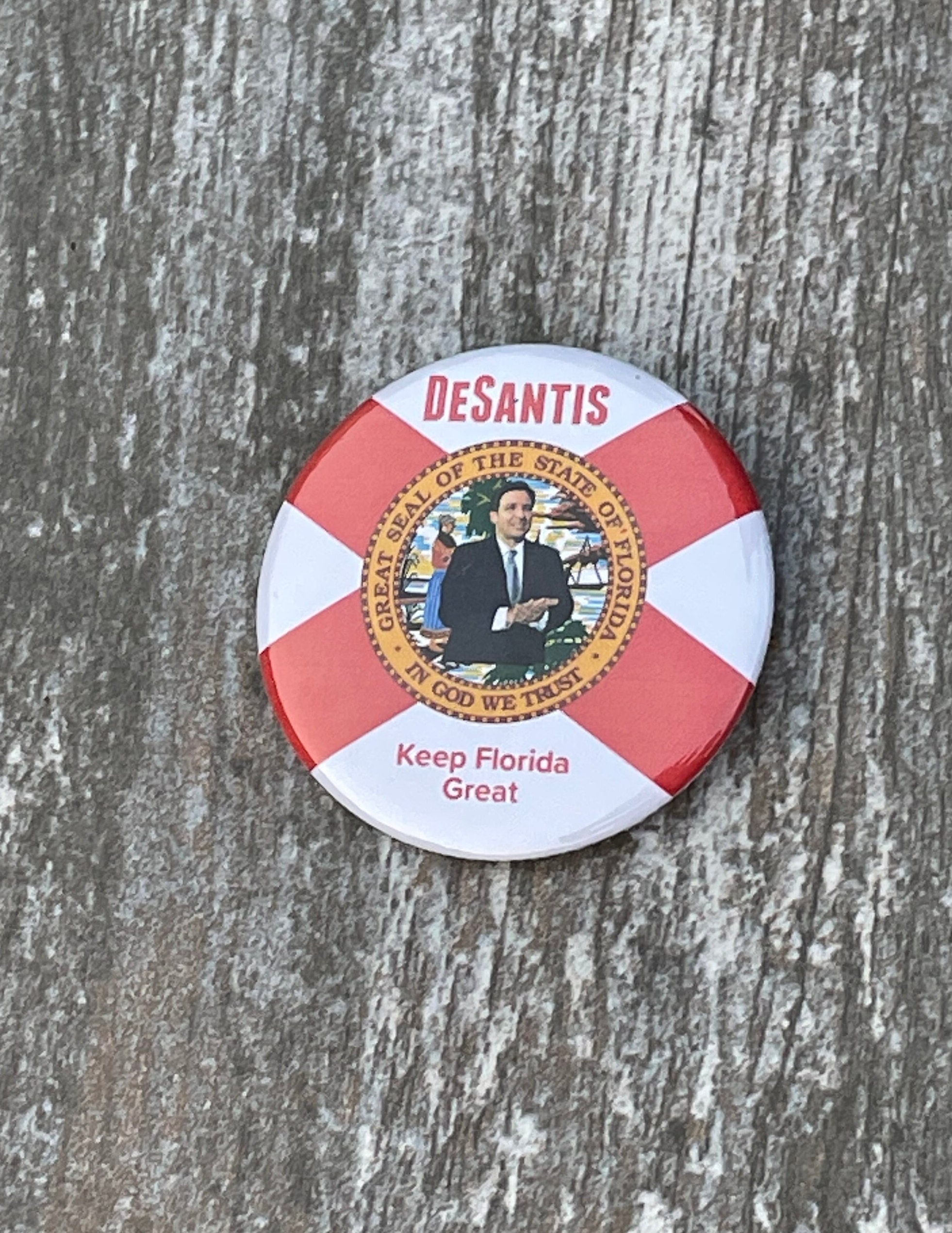 Ron Desantis keep Florida Great 2 1/4 Pinback Button - Etsy