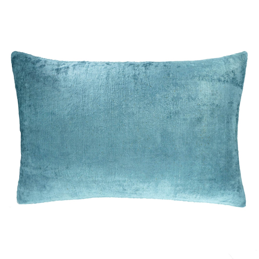 Tiffany Silk Velvet Ikat Throw Pillow Cover 16 X 24 - Etsy