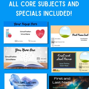 17 Email Signatures Templates for Teachers | Editable | Customizable in ...