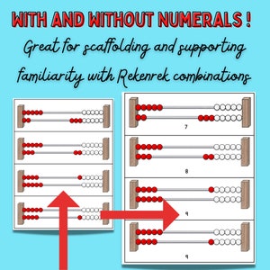 Rekenrek Quick Image Multipurpose Flash Cards - Etsy