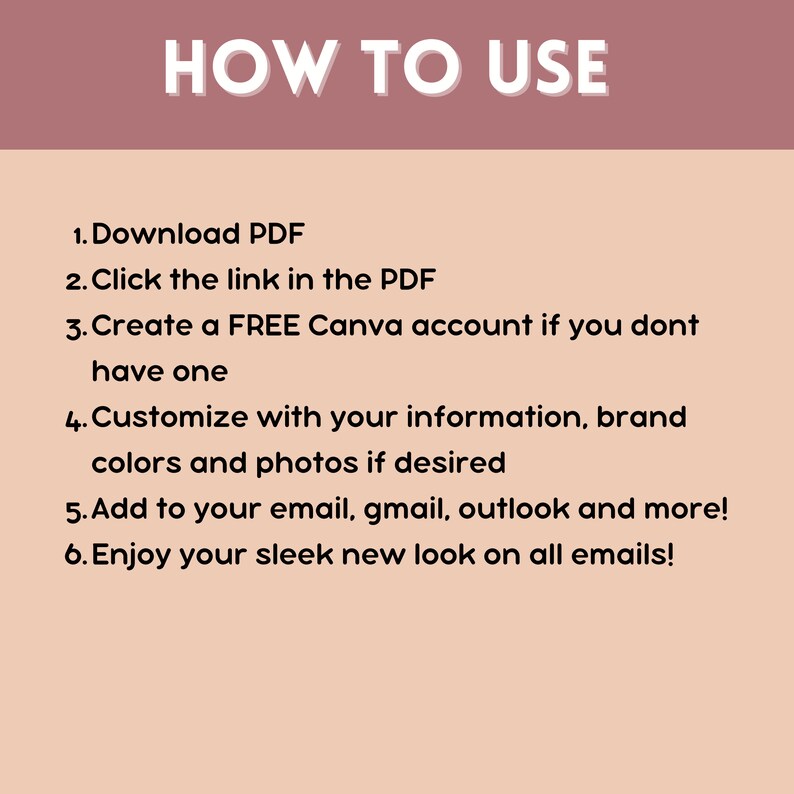 14 Watercolor Email Signature Templates | Editable in Canva - Etsy