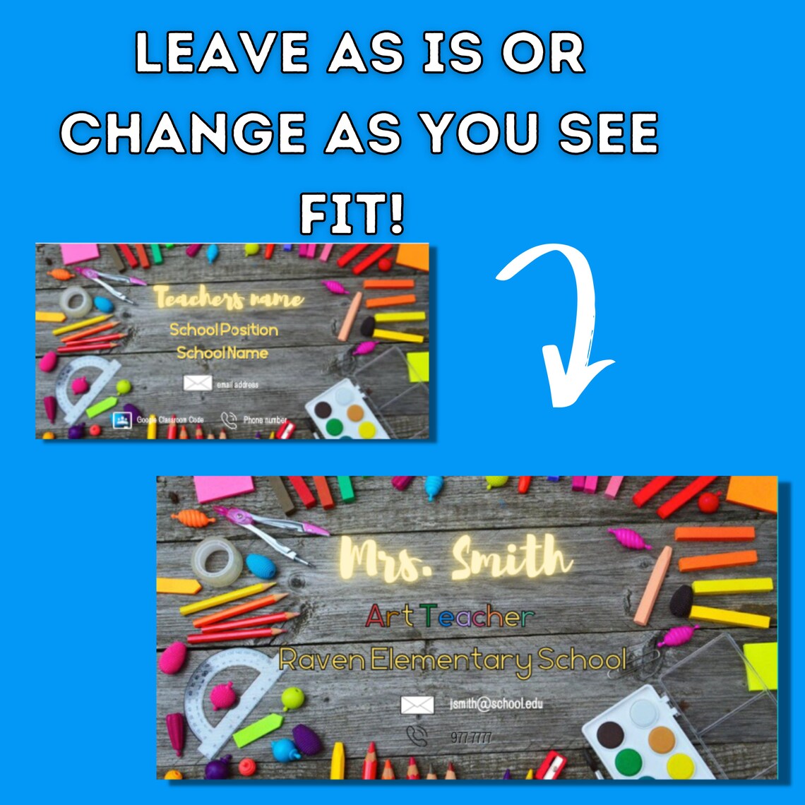 17 Email Signatures Templates for Teachers | Editable | Customizable in ...
