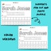 Name Writing Tracing Worksheet Template for Kindergarten Preschool Prek ...