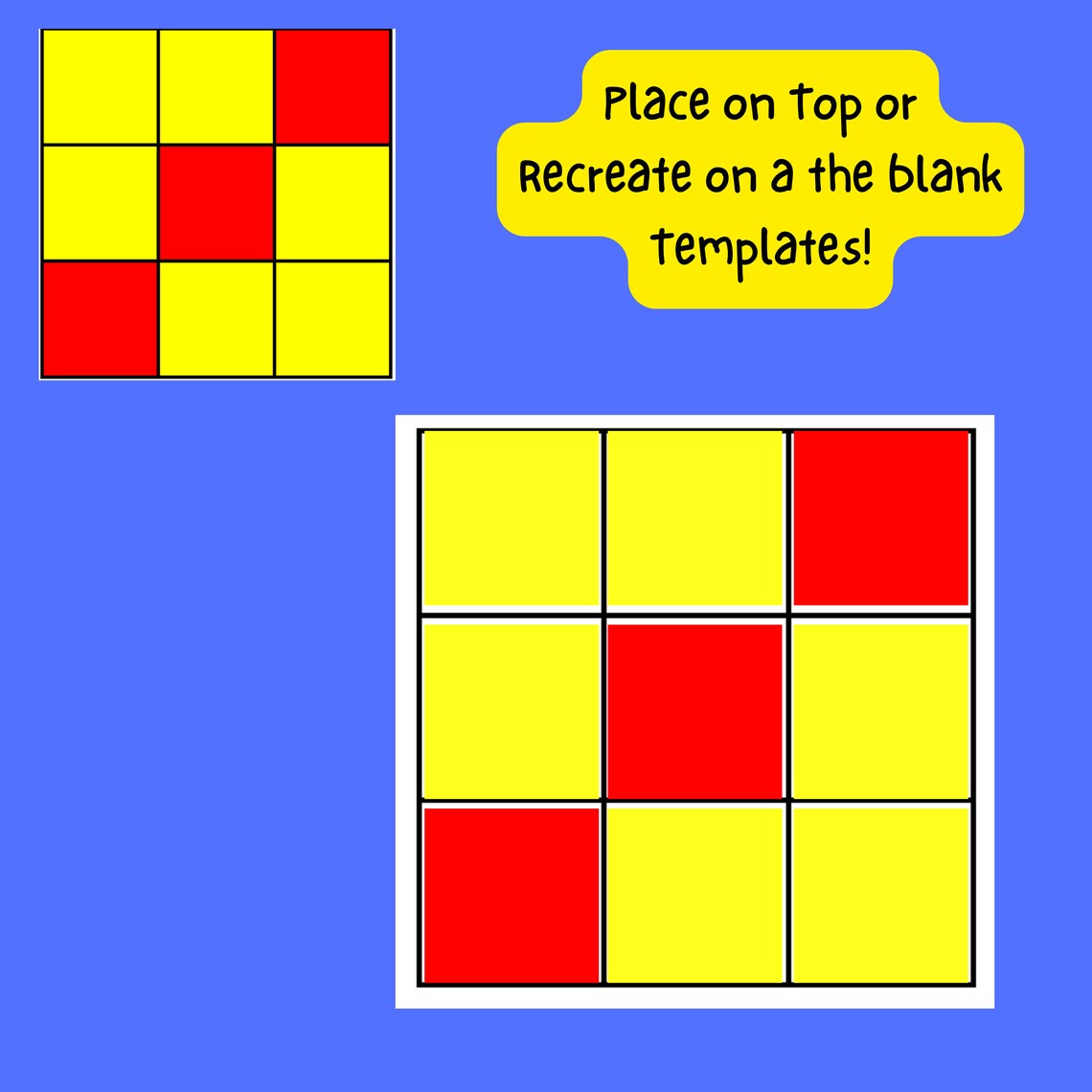 Inch Tile Activity Center Math Task Cards Math Station Preschool ...