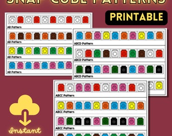 Connecting Cube Patterns | Pattern Center | Patterns Preschool Math ...