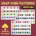 Snap Cube Patterns Math Pattern Center Preschool Math Center ...