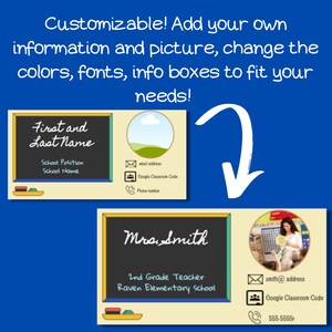 Email Signature Templates for Teachers| Editable | Customizable - Etsy