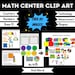 Math Centers Clip Art Images for Rotation Charts Digital or Print - Etsy