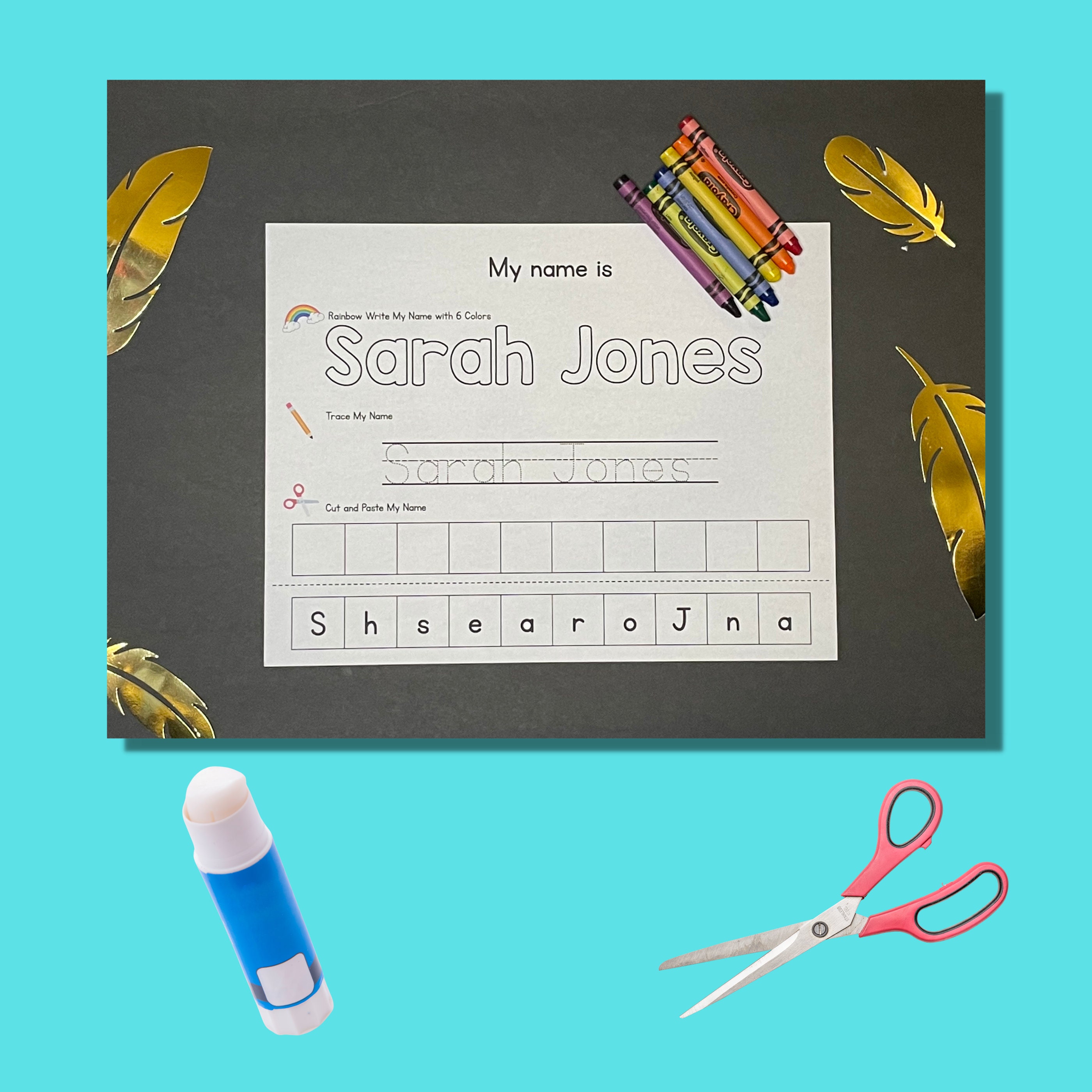 Name Writing Tracing Worksheet Template for Kindergarten Preschool Prek ...