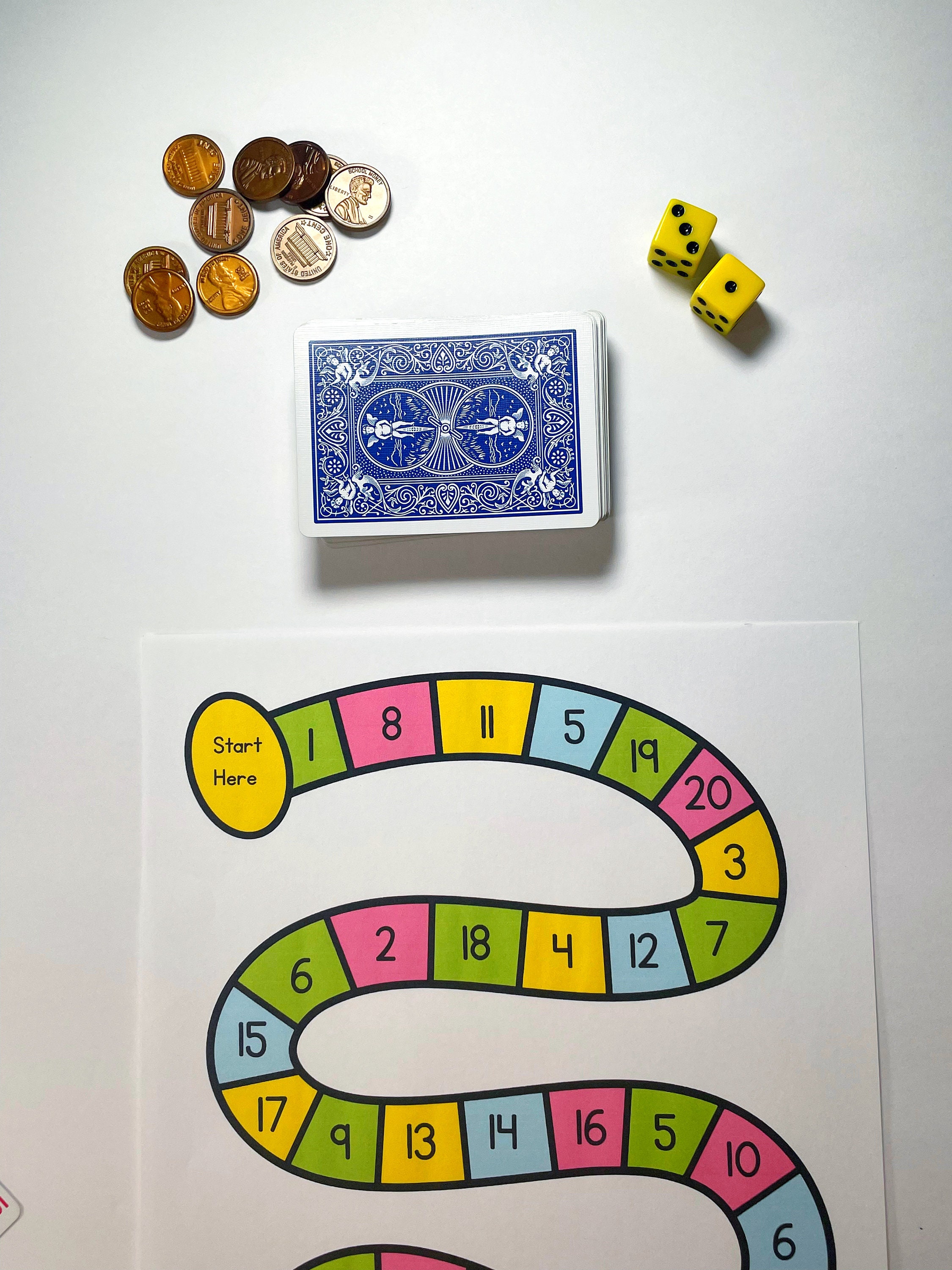 Homework Games for Kindergarten or First Grade for the Whole Year in ...