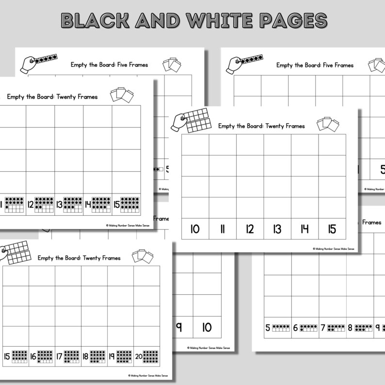 Math Dice Game for Kindergarten and Prek: Empty the Board | Low Prep ...